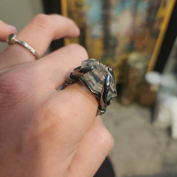 Bird Claw Talon Ring, Unique Statement Ring, Unisex Ring, Solid Cast ...