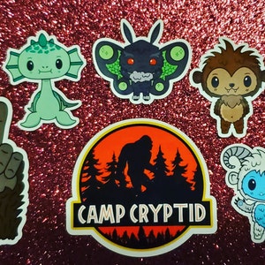 Cute Chibi Cryptid Stickers Cut Stickers Vinyl Weatherproof Outdoors - Etsy