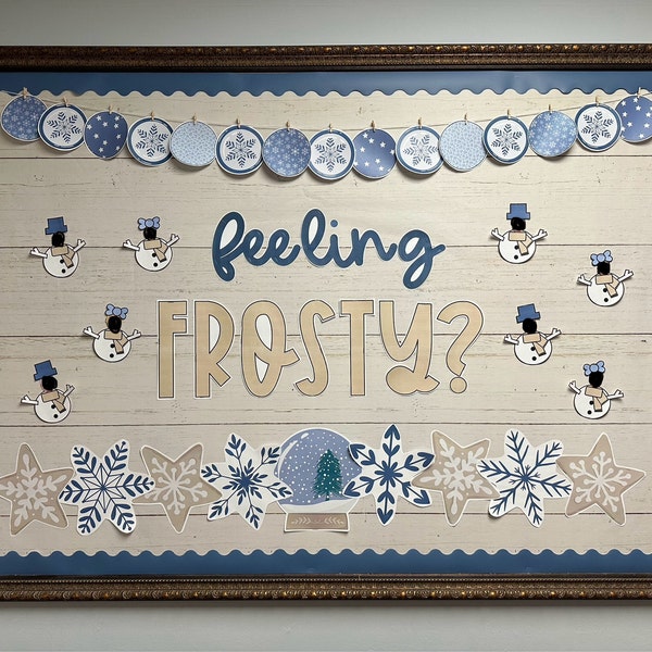 Winter Bulletin Board | Snowmen Bulletin Board | Snowman Bulletin Board ...