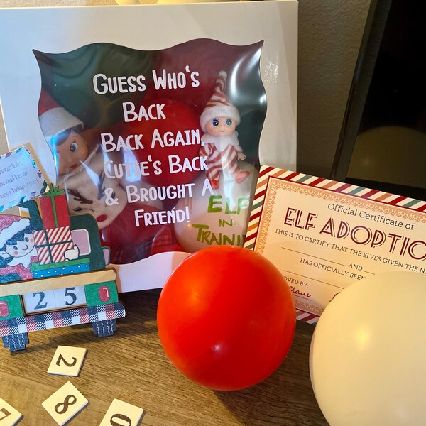 The ORIGINAL Elf Transport Jar, Elf Carry, Fake Snowballs, North Pole ...