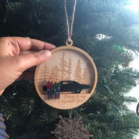 Supernatural Christmas Ornament, Sam, Dean and Baby, Handmade Wooden ...