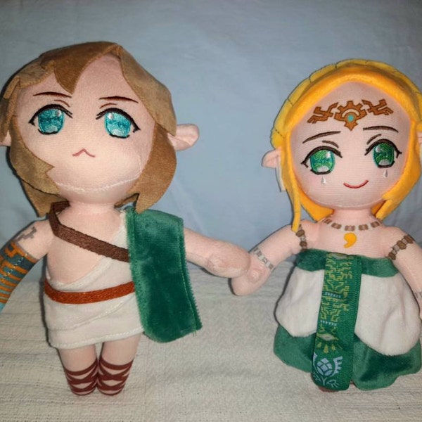 Zelda Plush - Tears of the Kingdom- Zelda Link & Ganondorf - TOTK BOTW Breath of the Wild ...