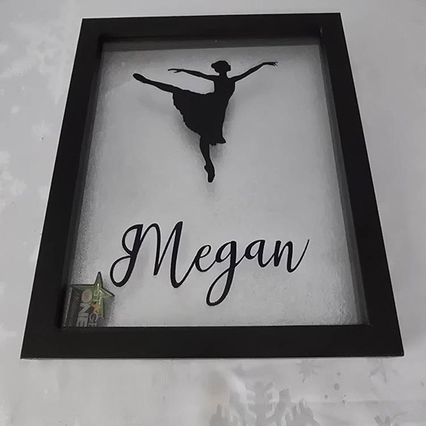 Personalized Dance Shadow Box | Competition Pin Holder | Display Case ...
