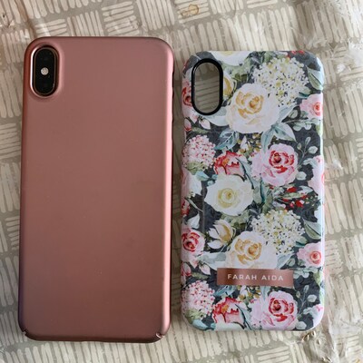 Personalised Initials Custom Hard Phone Case Spring Floral - Etsy