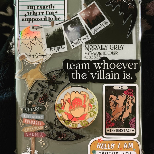 Team Whoever the Villain is Waterproof Sticker Bookish Enemies to ...