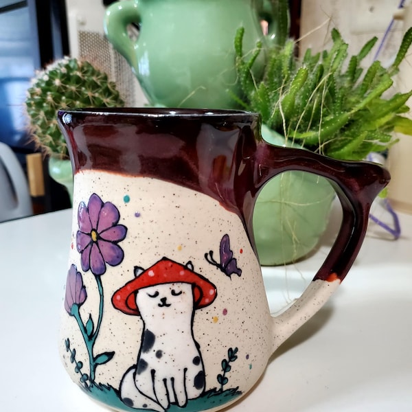 Ships Now Suzi the Cat Bud Vase, Cup, or Planter / Black Cat Ceramic ...