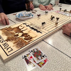 HORSE RACING Board Game 24 Travel Size Kentucky Derby Friendly Gamble ...