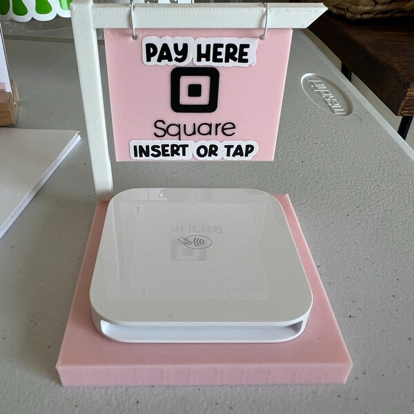 Blank Square Reader Dock, Card Stand, POS Stand, Square Card Holder ...