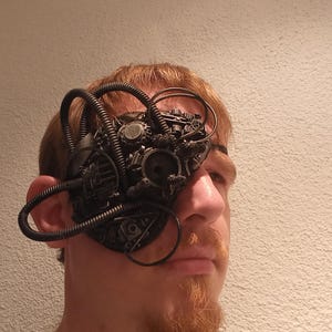 Borg Star Trek Cosplay Cyberpunk Mask Large, - Etsy