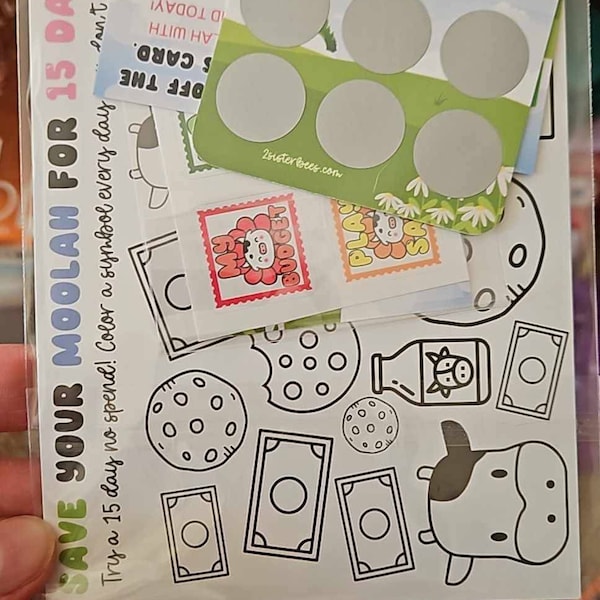 40 Envelope Piggy Cash Savings Tracker Savings Challenge Game - Etsy