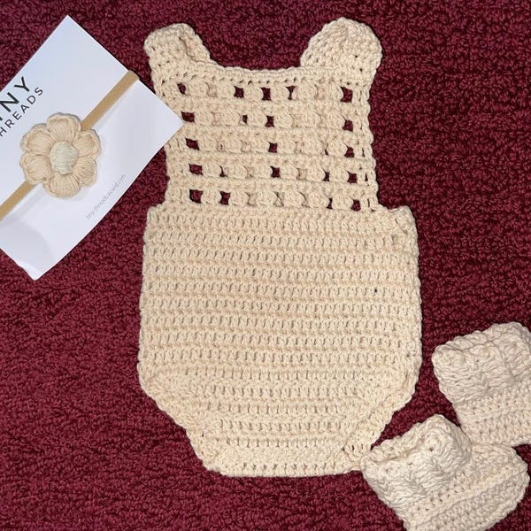 Knitted Baby Outfit Newborn Baby Outfit Newborn Baby Photography Props ...
