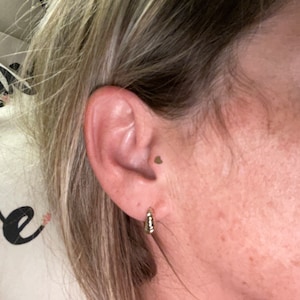 20G/18G/16G Heart Push Pin Labret Threadless Flat Back - Etsy