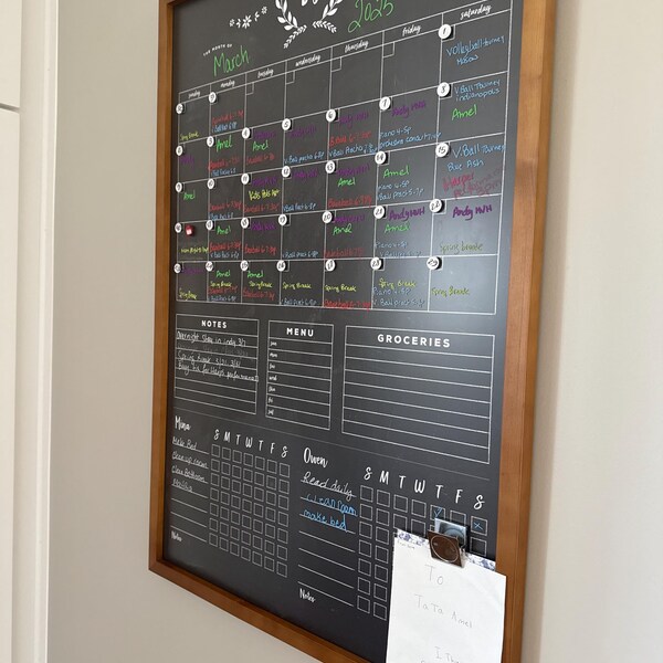 Yearly Calendar - Annual Calendar - FULL YEAR Calendar - LARGE ...