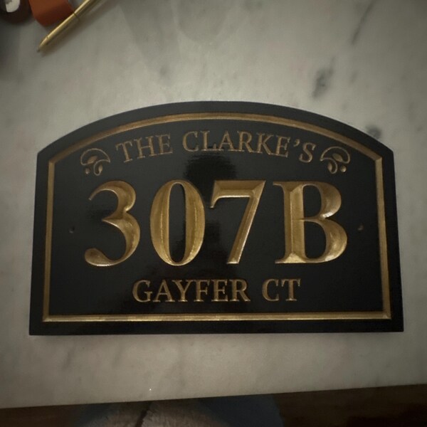 12" X 9" Mailbox House Number Sign, Mailbox Number, Realtor Closing ...