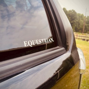 Trailer Endurance Horse Decal Sticker for Car Window - Etsy