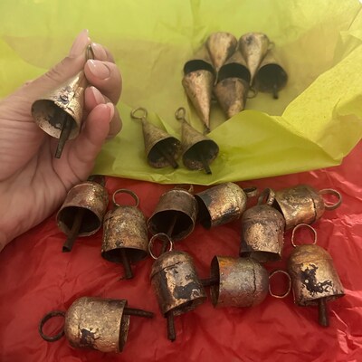 Wreath Mix-20 Bells/ Old World Bells/ Tin Bells/ Sleigh Jingle Bells - Etsy