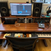 Solid Maple Studio Desk With Piano Drawer - Etsy UK