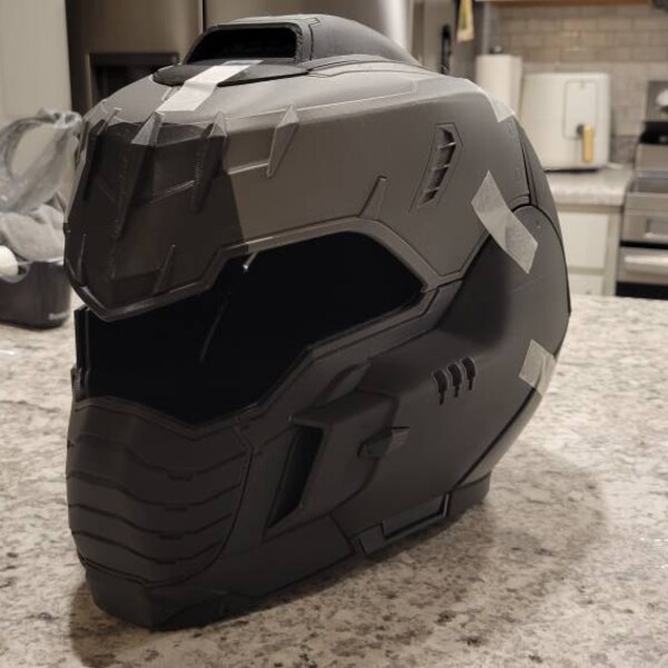 Halo Reach Noble 6 (MK V B) Helmet 3D Printed Raw Helmet - Etsy