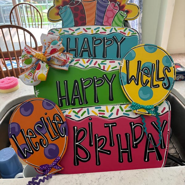 Hot Air Balloon Door Hanger, Summer Door Hanger, Summertime Door Hanger ...