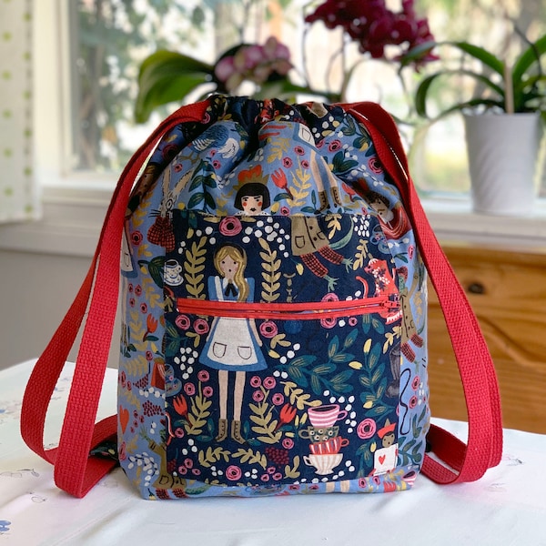 Lionel Drawstring Backpack PDF Sewing Pattern, Easy Backpack Pattern ...