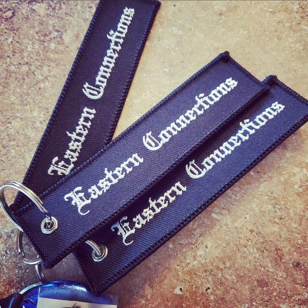 50 Custom Flight Key Chain, Flight Embroidery Key Chain, Embroidery ...