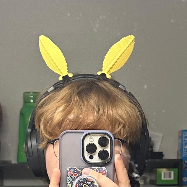 Moth Antenna Headphone Attachment - Moth Costume Headset Horns ...