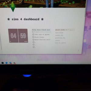 Sims 4 Notion Planner Template - Etsy
