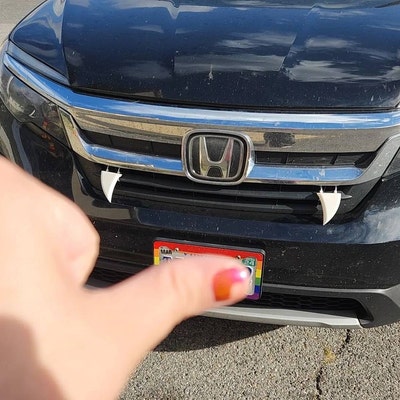 Universal Car Vampire Teeth / Bumper Fangs / Halloween Car Decoration ...