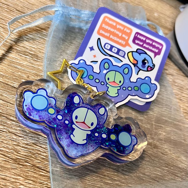 Agent 8 & Acht (dedf1sh) Liquid Glitter Shakers | Splatoon 3 Side Order ...