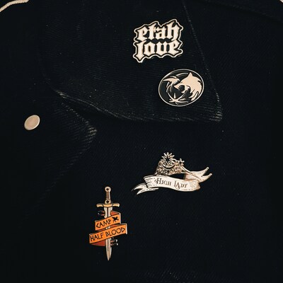 Enamel Pin Percy Jackson Inspired - Etsy