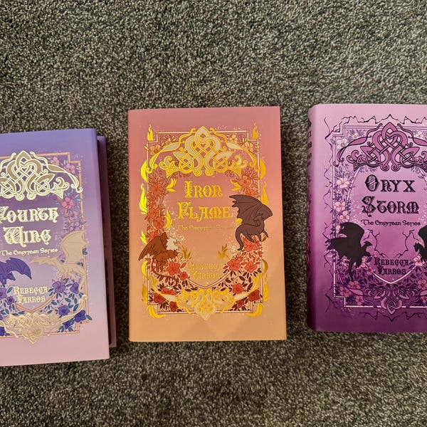 Fourth Wing Rose Gold Dust Jacket - Etsy