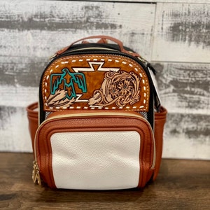 Custom Tooled Leather Rope Can - Etsy