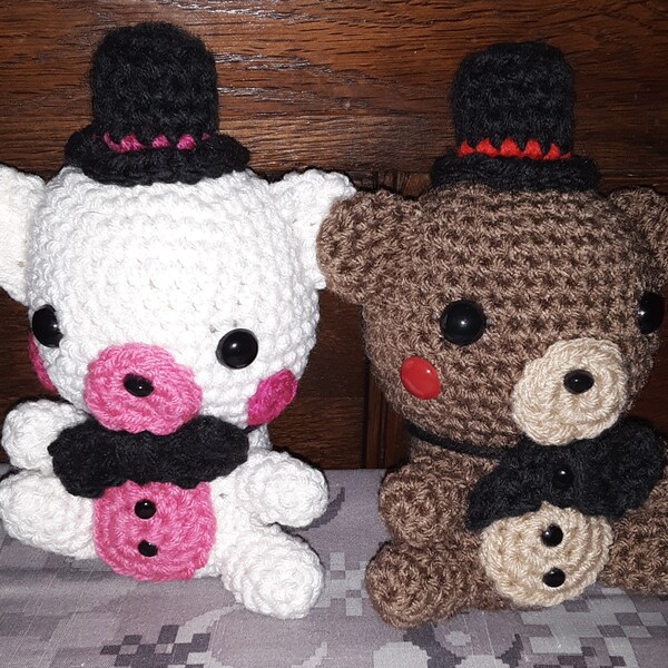 Chibi Funtime Freddy Handmade Amigurumi Plush - Etsy