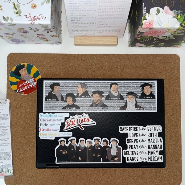 Waterproof Reformation Sticker | Martin Luther Sticker | John Calvin ...