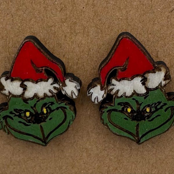 Movie Character Earrings Svg, Earring Christmas Svg, Movie Christmas ...