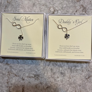 Four Leaf Clover Infinity Lariat Y Necklace,shamrock Necklace,infinity ...