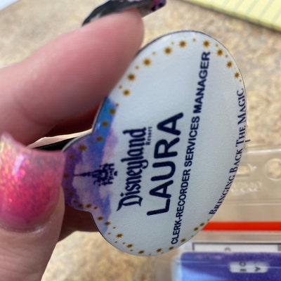 Disney World Name Tag Magic Band Charm Cast Member Name Tag - Etsy