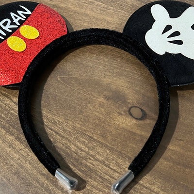 Boy Mickey Ears, Personalized Mouse Ears, Add Name Mickey Ears, Minnie ...