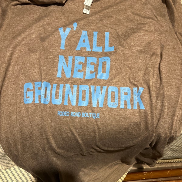 Y'all Need Groundwork® Military Green Hoodie - Etsy