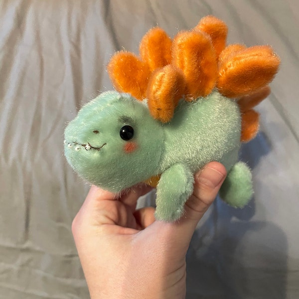 Stegosaurus Sewing KIT, Sew Your Own Toy, Video Tutorial DIY Stuffed ...