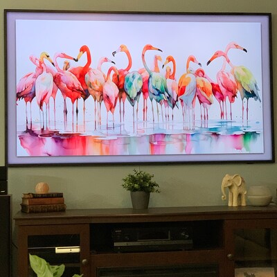 Spring Frame TV Art Instant Download Wildflower Floral Embroidery ...