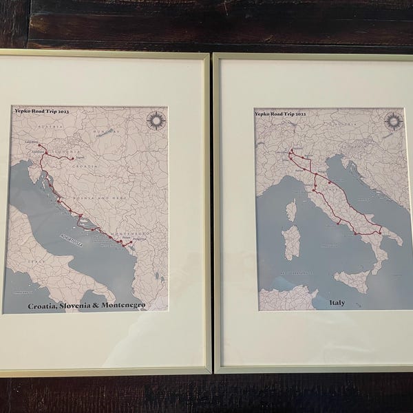 Personalized Run Map Poster | Any Official or Any Tracked Run | Custom ...