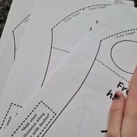 PDF Pattern Download Fursuit 4 Finger Puffy Handpaws, Furry Paws ...