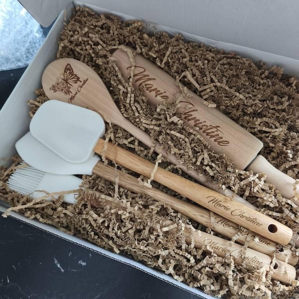 Engraved Measuring Cups, Personalized Coffee Spoon for Couple, Baking ...