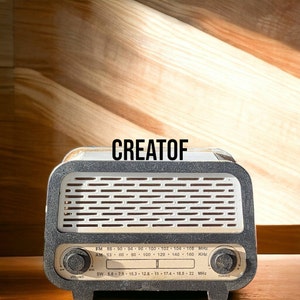 Radio Money Box Laser Cut Files, Laser Cutting Files - Etsy