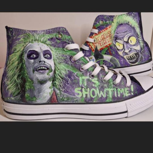 Hand Painted Custom Shoes Converse Art - Etsy