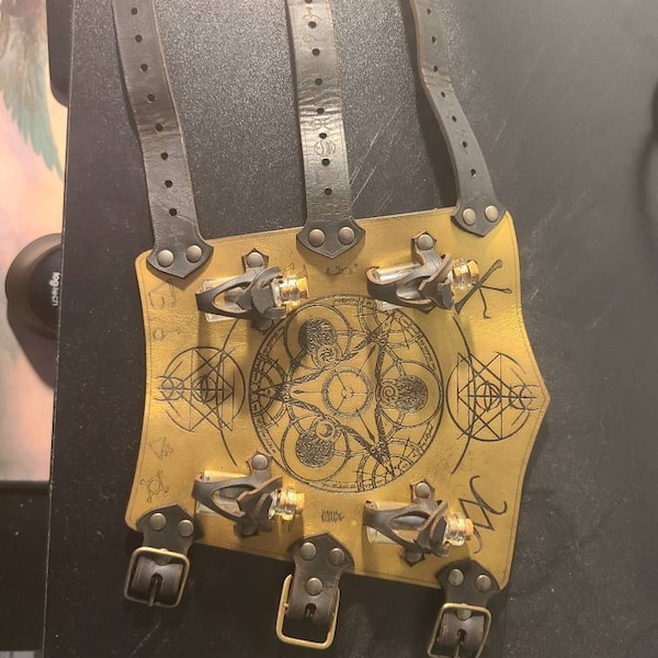 Alchemist Bracer With Magic Transmutation Triangle Wizards Sorcerers ...