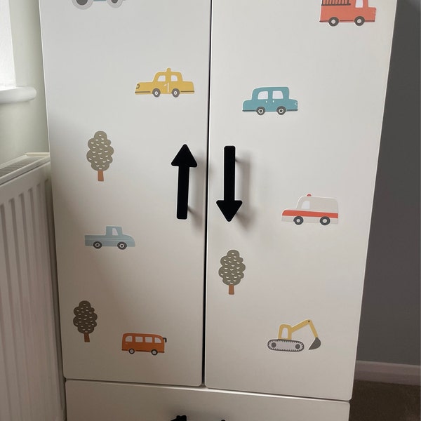 Transport Decals X 12, Cars Wall Stickers, Car Wall Paper, Nursery ...