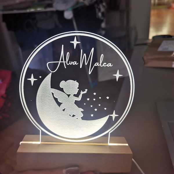 Personalized Night Lights, Night Light Lamp, Custom Night Light Kids, Girls Room Decor, Bedroom ...