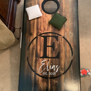 Rustic Barnwood Cornhole Custom Cornhole Boards Rustic - Etsy